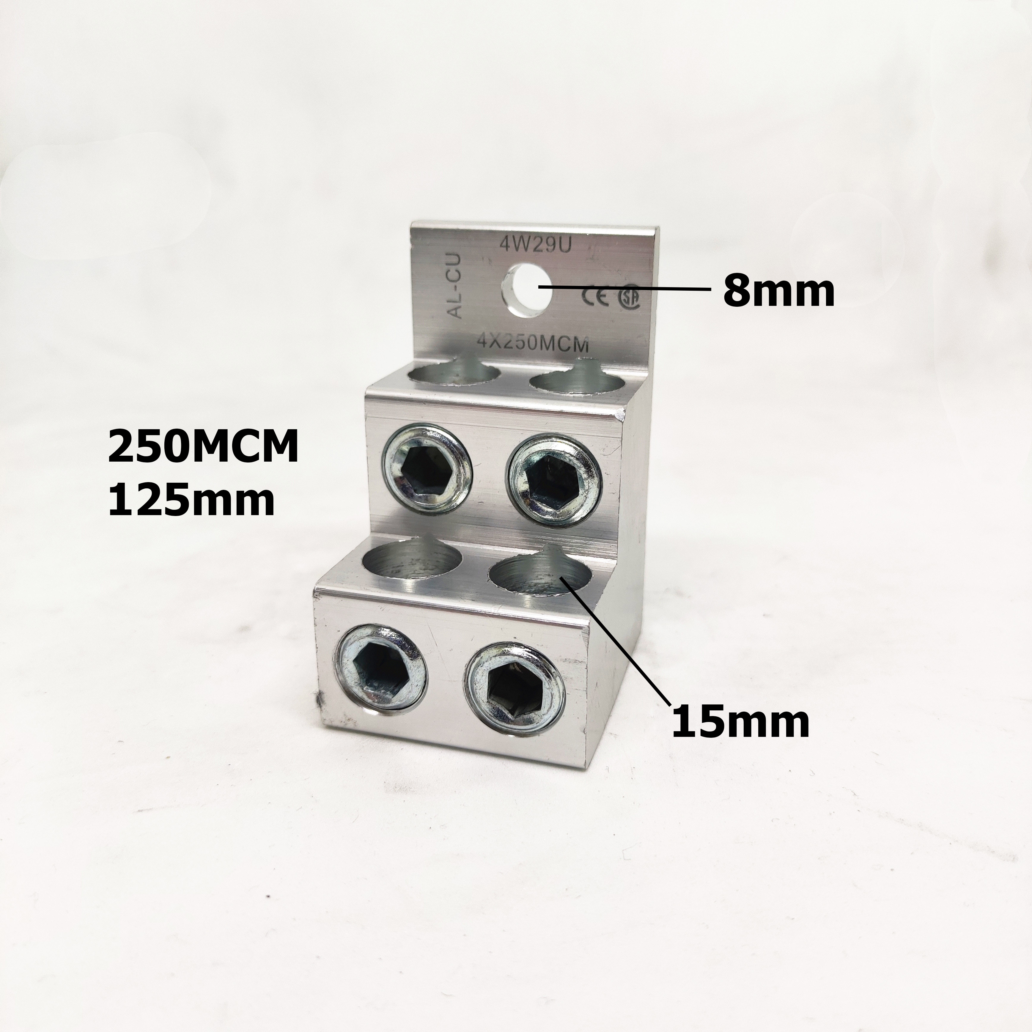 250MCM 125mm Mechanical Lugs 4holes L Type | Lazada PH