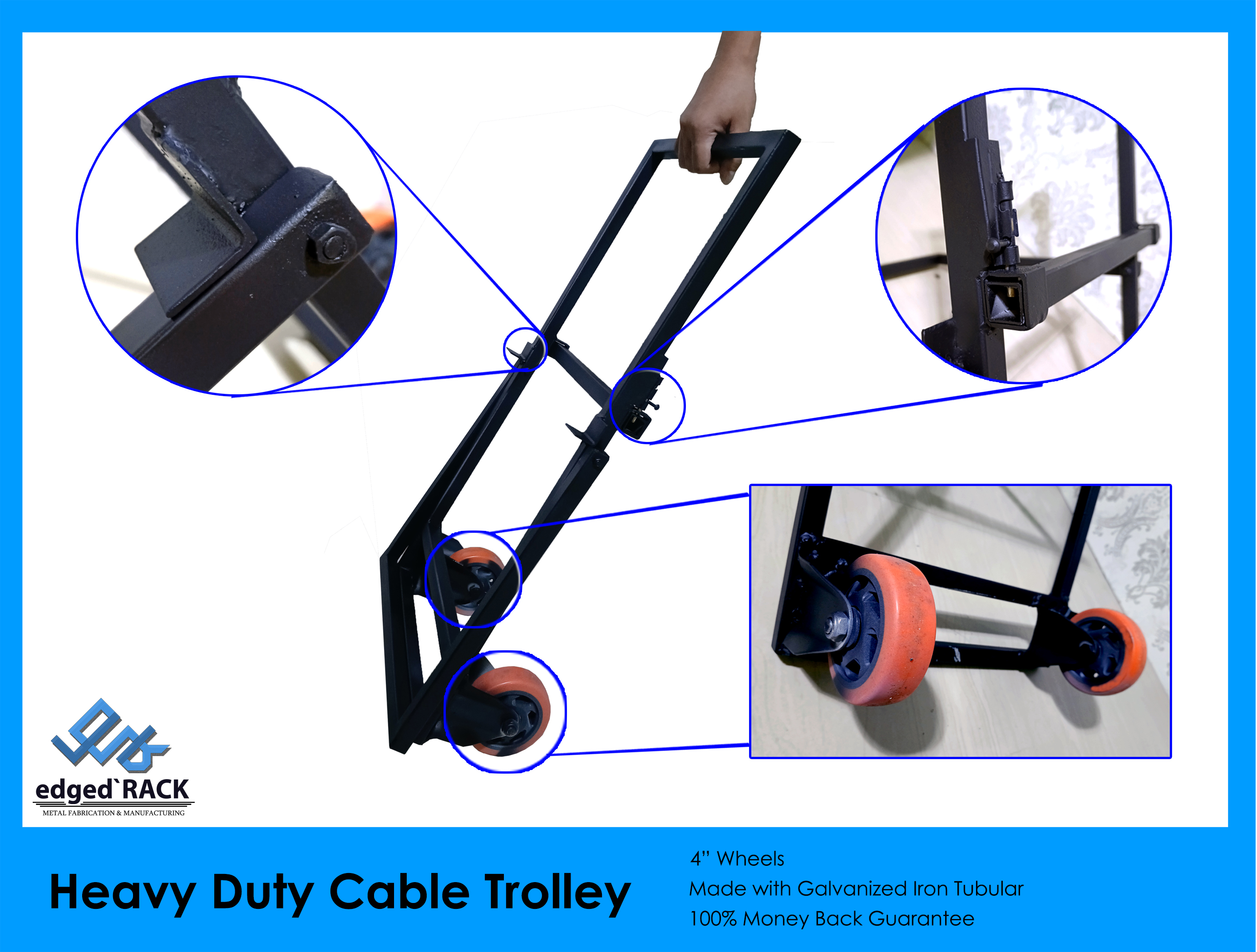 Cable Trolley / Fiber Cable Trolley / UTP Cable Trolley | Lazada PH