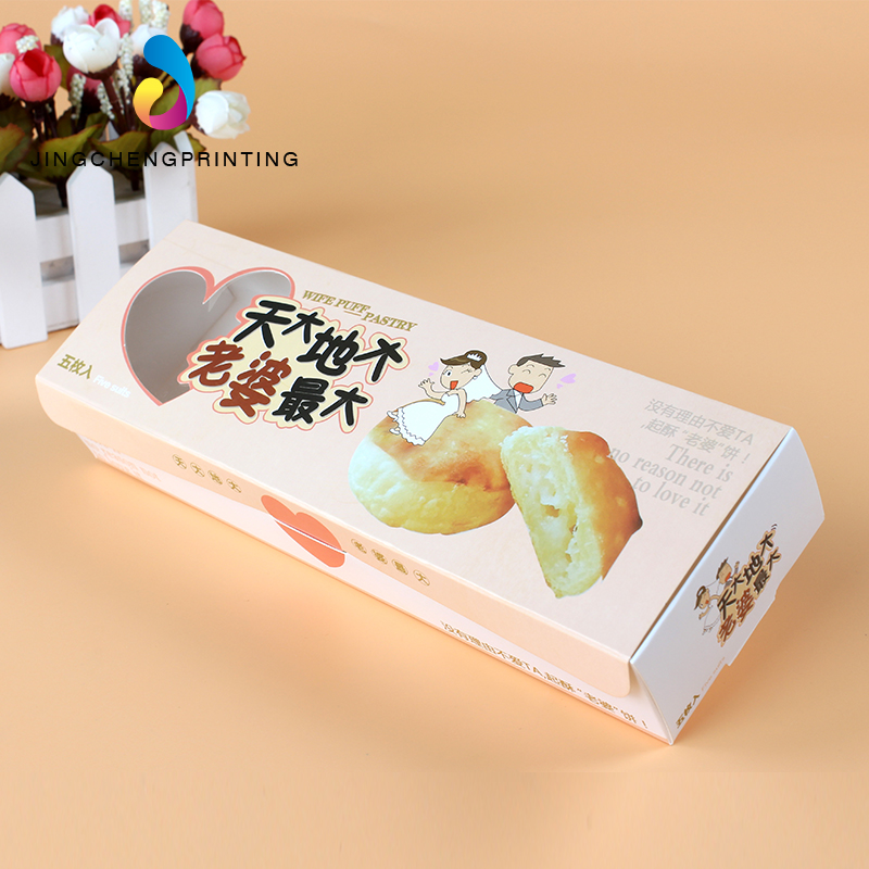 Rectangular cookie box transparent window cookie box baking cookie ...