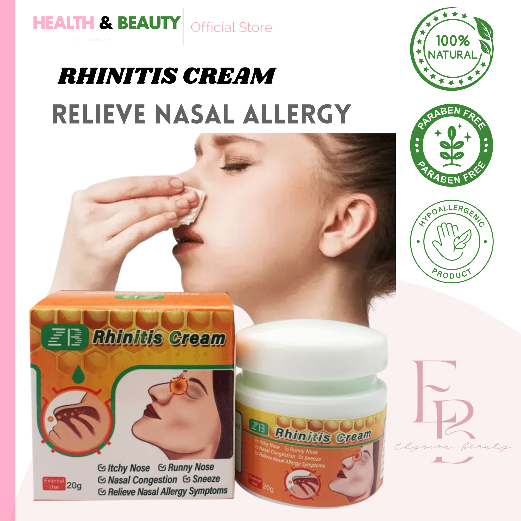 ZB Propolis Nasal Cream Natural Herb Powerful Treat Chronic Rhinitis ...