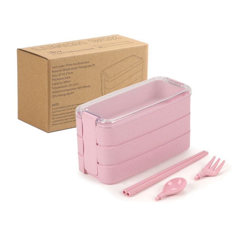 SUYAN Three-layer bento box: easy to carry and easy to combine to meet ...