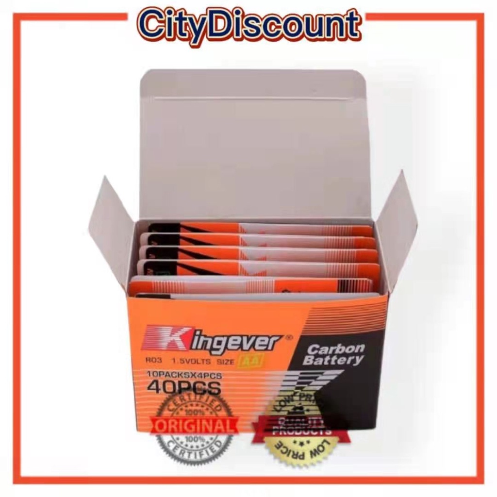 COD Kingever Battery 1 BOX Double A Battery Triple A Battery AA 2A AAA ...