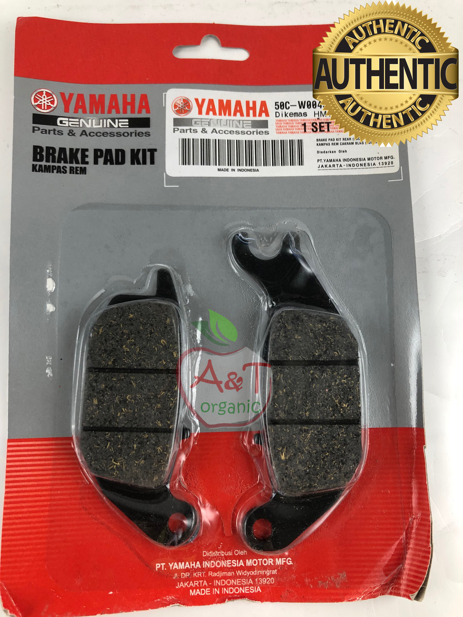 Sniper Set - Yamaha Brake Pad 2bm+50c Front & Rear Set for Sniper Mx ...