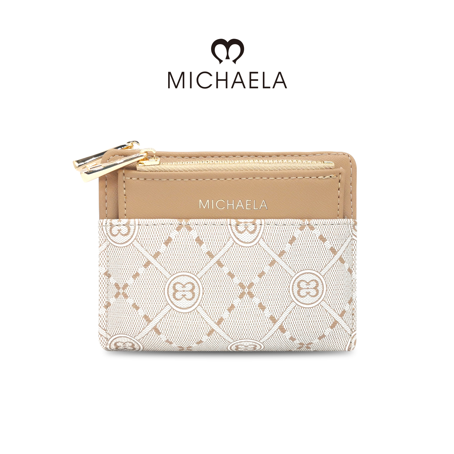 MICHAELA Checkered Spacious Bifold Wallet for Women with Bonus ...