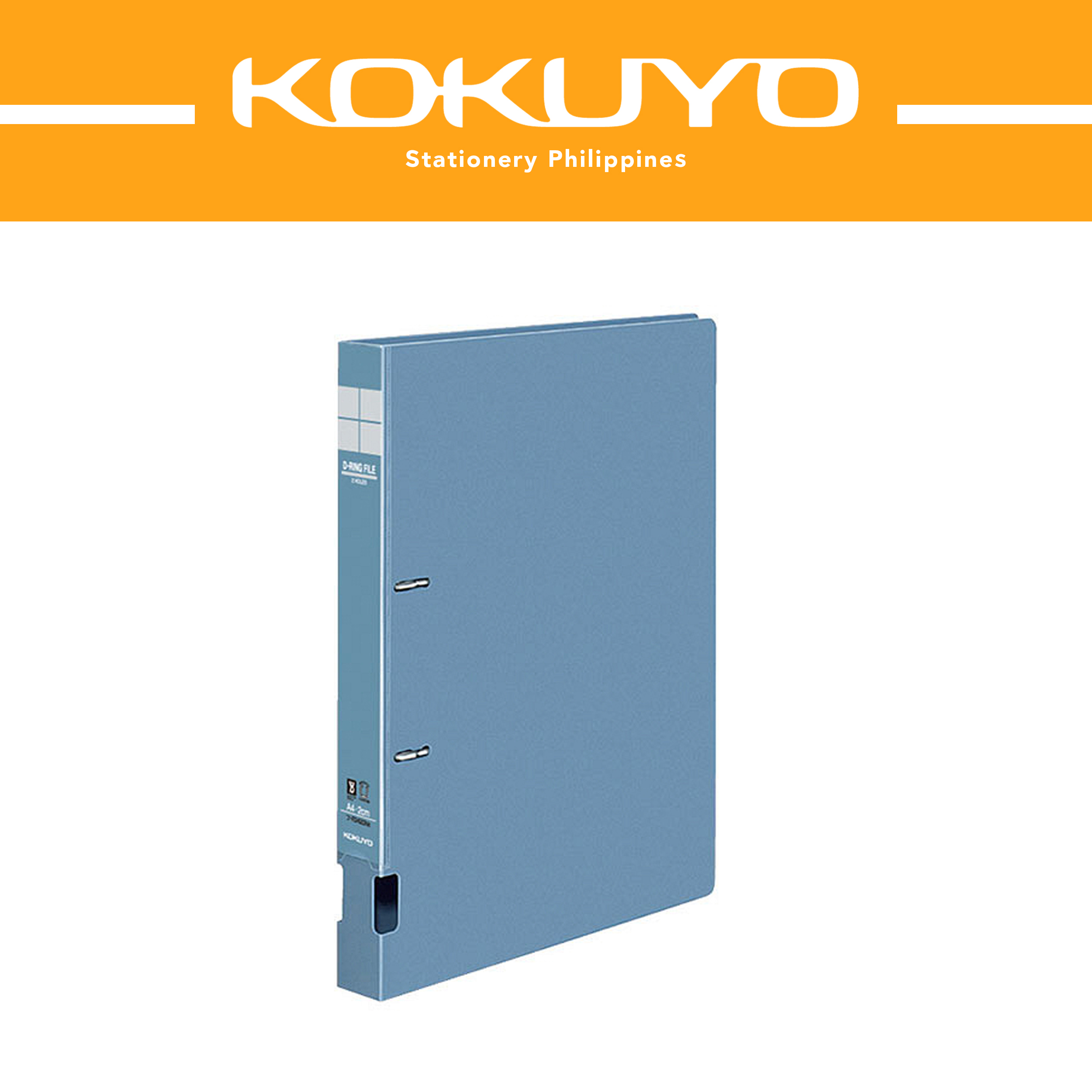 Kokuyo FU-FD420NB D Ring File, A4-S 2cm, Blue | Lazada PH