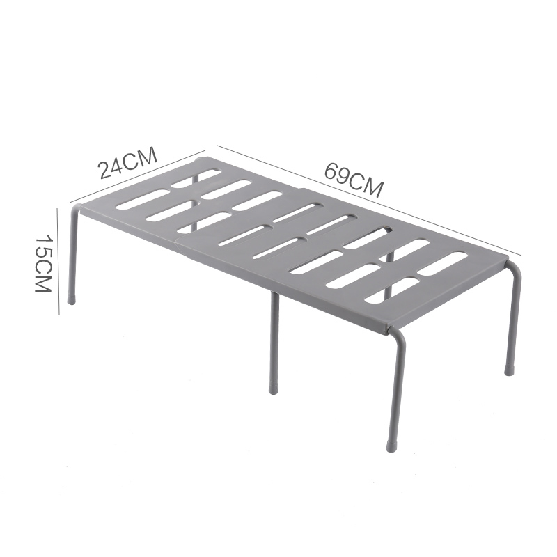 Expandable Adjustable Under Sink Organizer MultiFunctional Rack ...