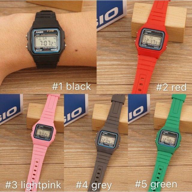 Casio rubber fashion digital watch f91w | Lazada PH