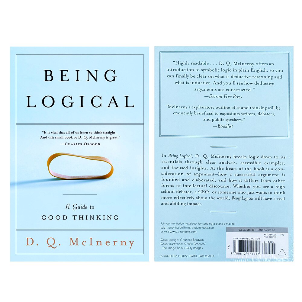 [Brandnew Book]Being Logical A Guide to Good Thinking English Version ...