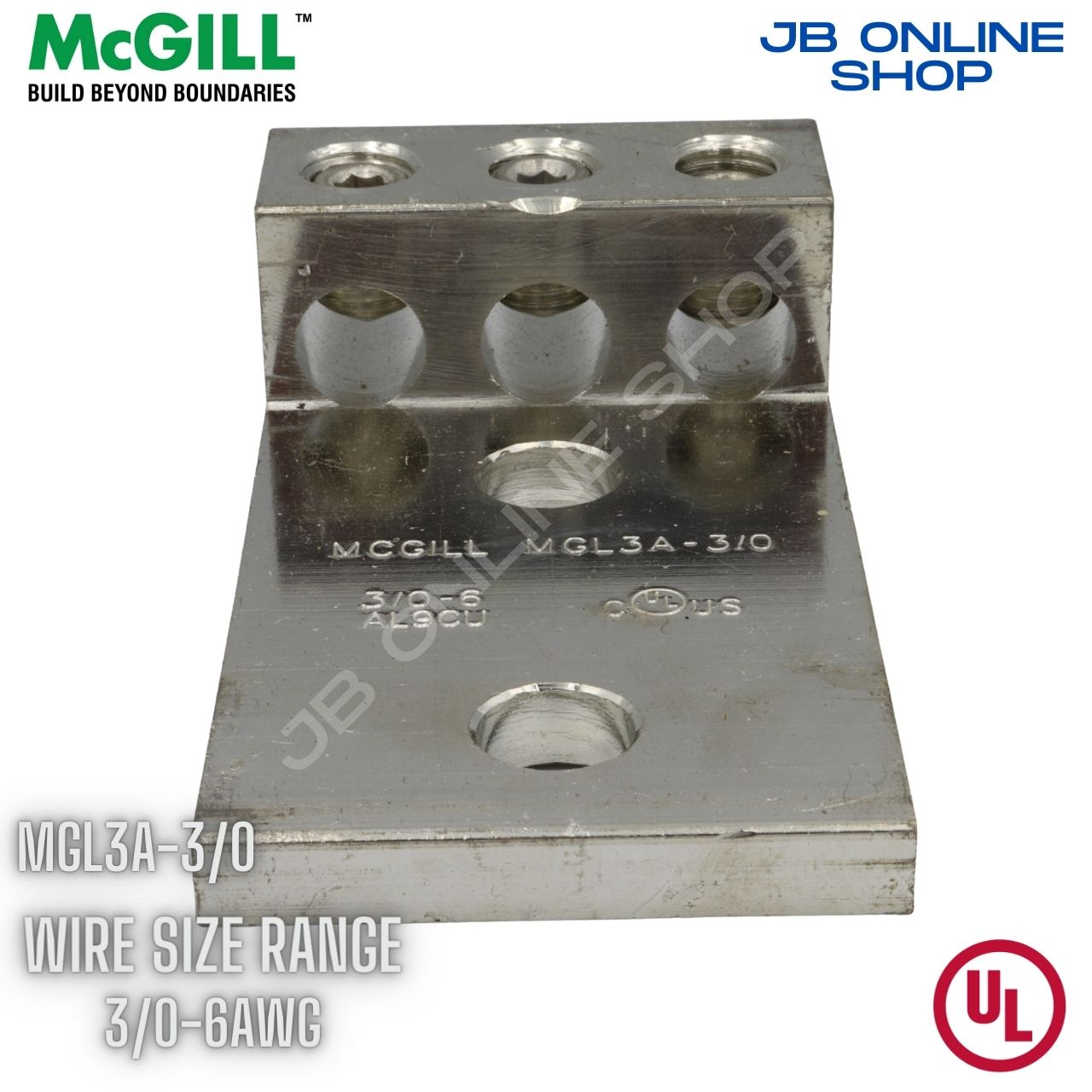 McGILL Aluminum Mechanical Lugs-Three Conductors MGL3A-3/0 | Lazada PH