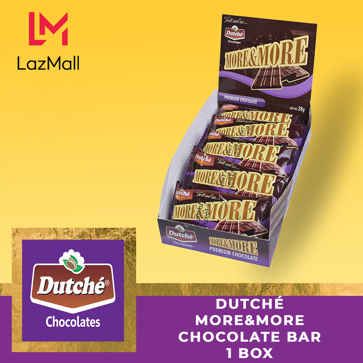 Dutche More&More Chocolate Bar 1 Box | Lazada PH