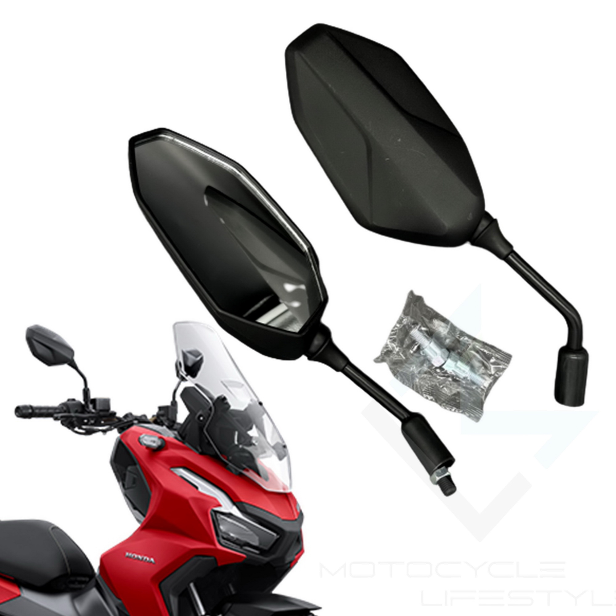 ADV150 / ADV 160 Design Adjustable Side Mirror (Stock) | Lazada PH