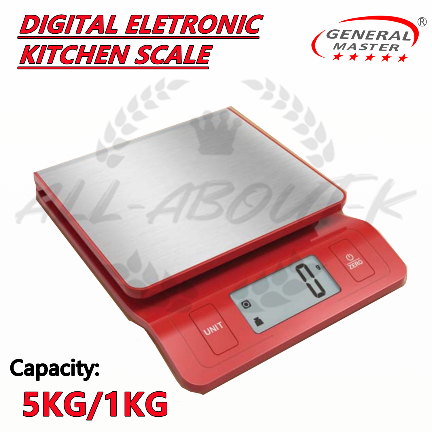 General Master Weighing Scale Electronic Kitchen Scale Digital Scale ...