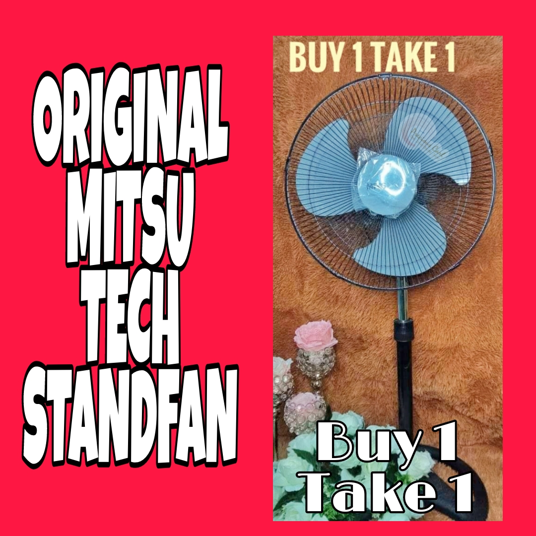 Buy 1 Take 1 Mitsu Tech StandFan | Lazada PH