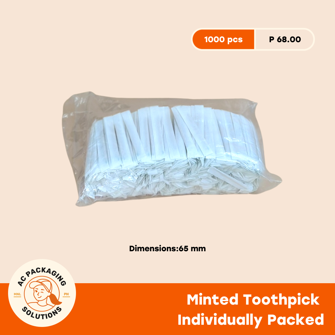 (1000s) Minted Toothpick Individually Wrapped | Lazada PH