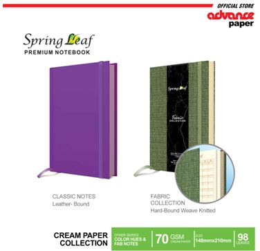 Springleaf Hardbound Bookbind Notebook (Cream Paper | Lazada PH