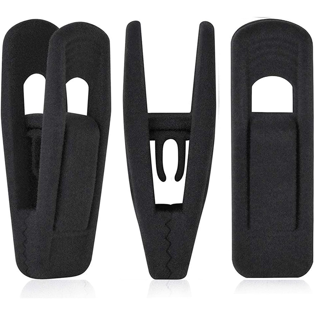 Velvet Clothes Clip Hanger Clip Velvet Pegs Sipit Sampayan Removable ...