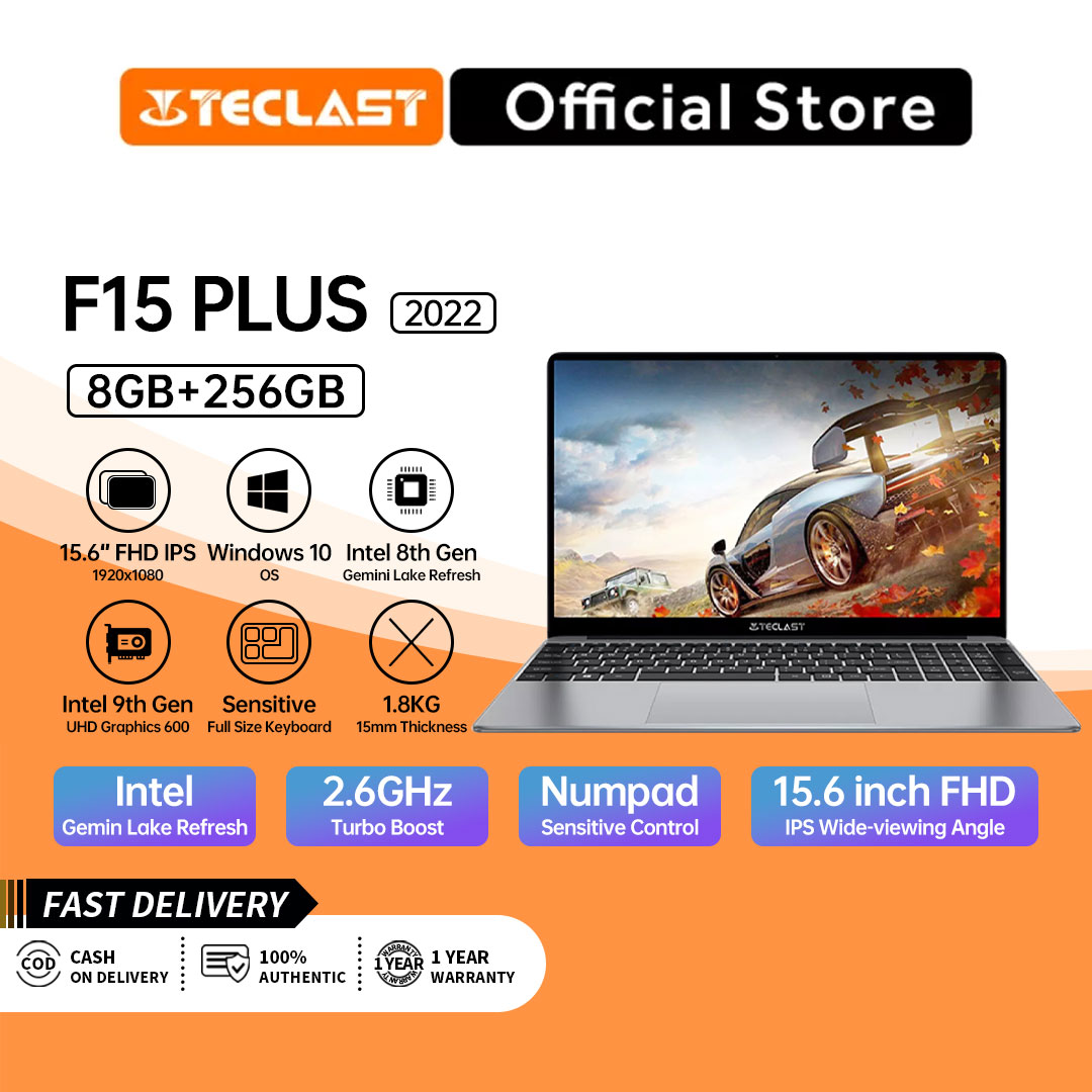 NEW 2022 Teclast 15.6 inch F15 Plus Intel Celeron Laptop Notebook ...