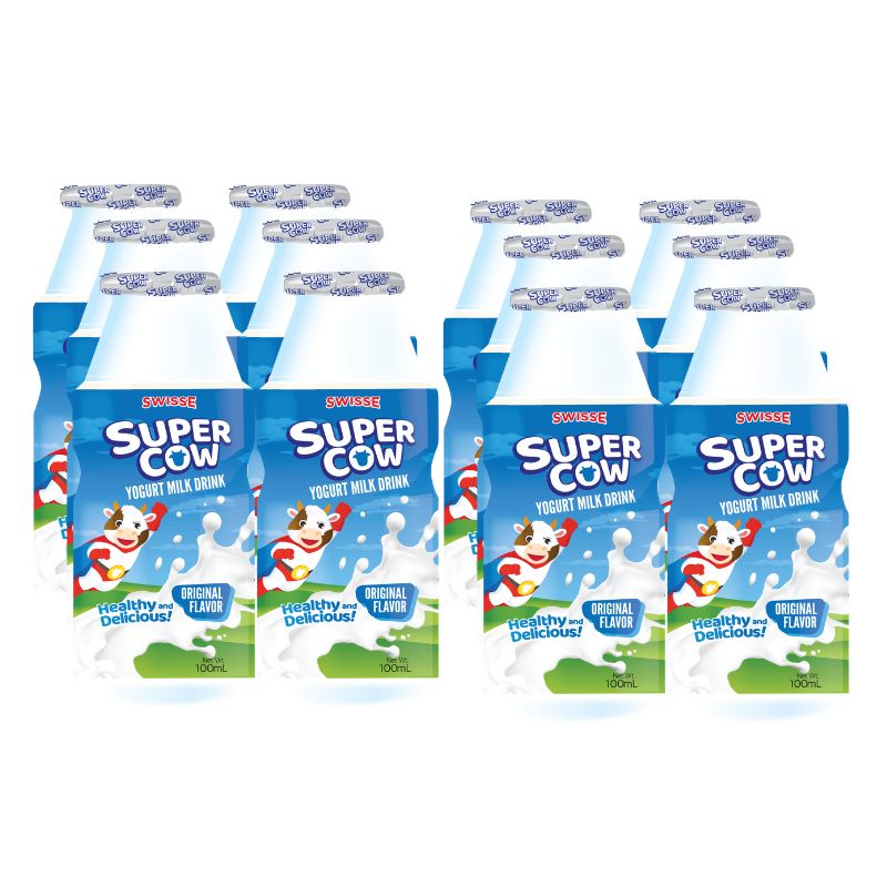 Swisse Supercow Original (Yoghurt Milk Drink Original Flavor) 100ML x ...