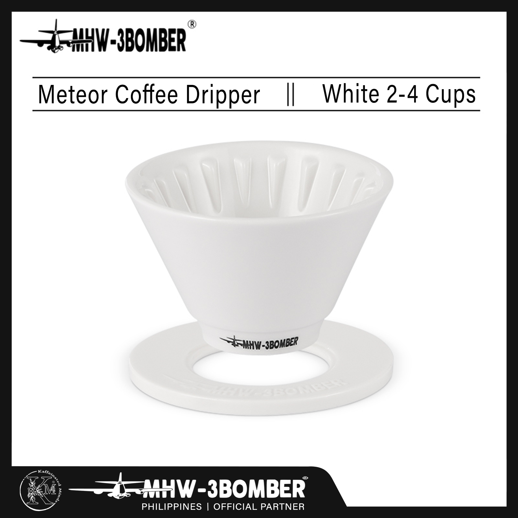 MHW-3BOMBER Meteor Coffee Dripper 155/185 Ceramic Pour Over Coffee Dripper | Lazada PH
