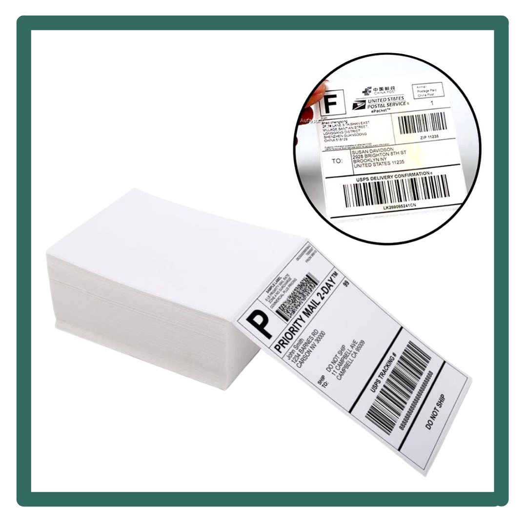 A6 Size Thermal Sticker for Waybill & Barcode Printing 100x150mm Roll ...