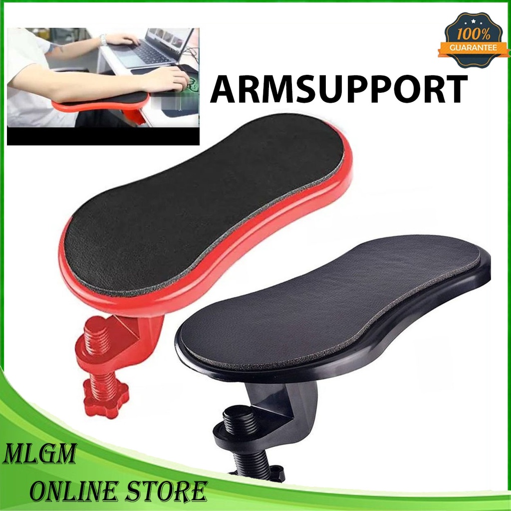 【New】 Desk Attachable Computer Table Arm Support Mouse Pads Arm Wrist ...