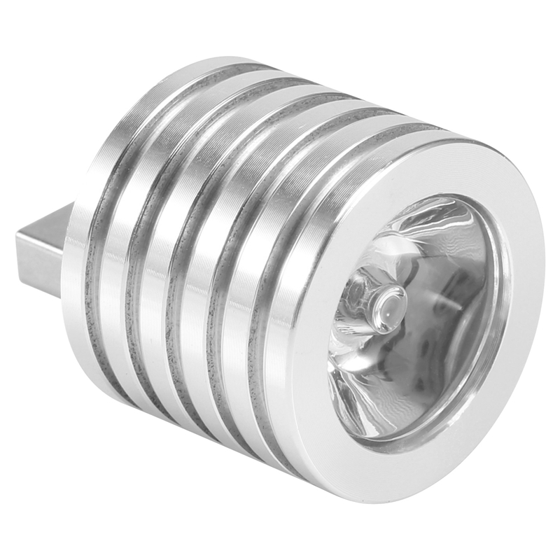 Aluminum 3W USB LED Lamp Socket Spotlight Flashlight White Light ...