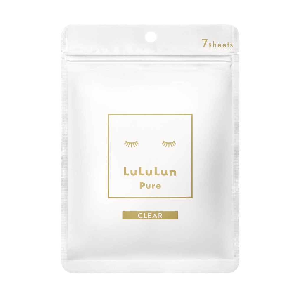 Lululun Clear Face Mask ( 7 Sheets ) - Brightening Whitening Facial ...
