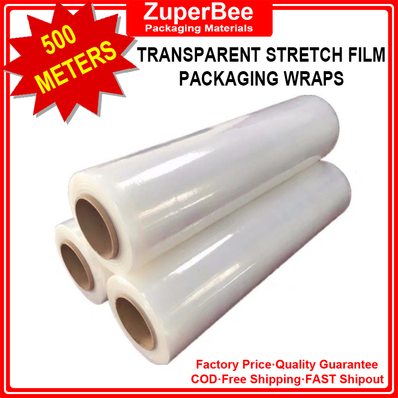 Stretch Film / Packaging Wrap 20 Microns 500mm x 500meters ZUPERBEE ...