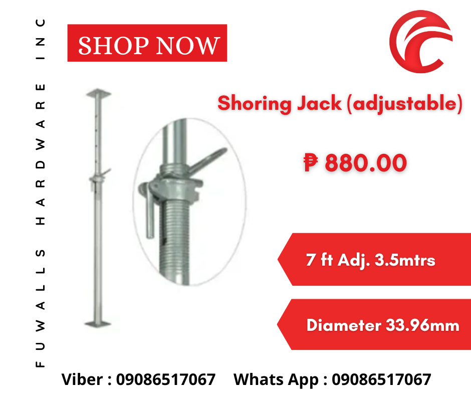 SHORING JACK ADJUSTABLE 3.5 METERS (SILVER) | Lazada PH