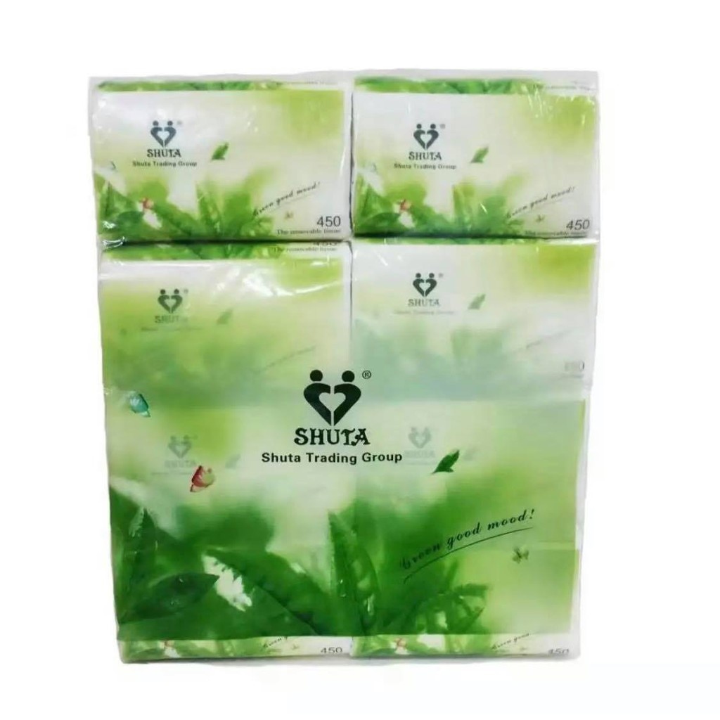 Shuta Organic Facial Tissue 3 ply (450 sheets x 8 Packs) | Lazada PH