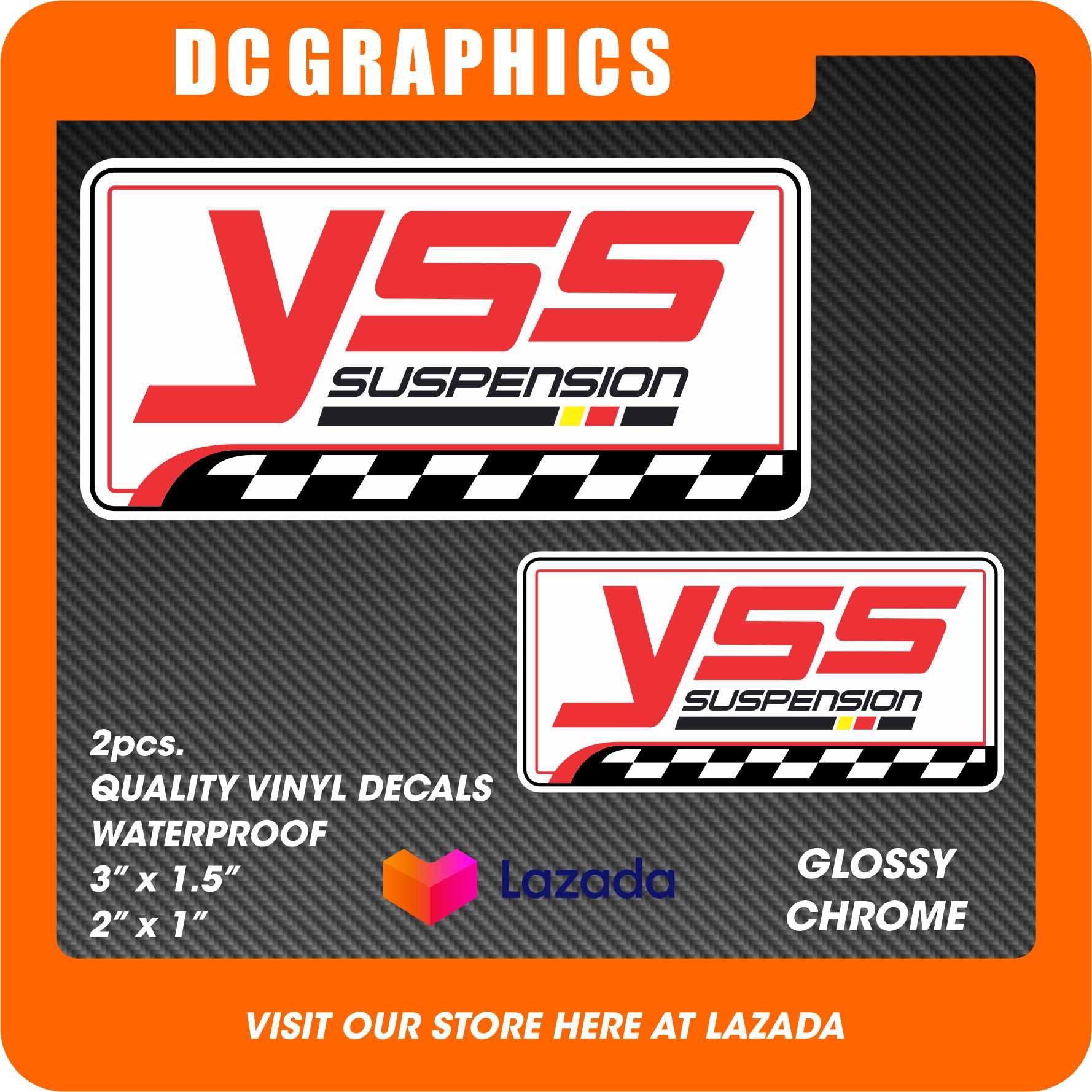 YSS SUSPENSION DECALS | Lazada PH