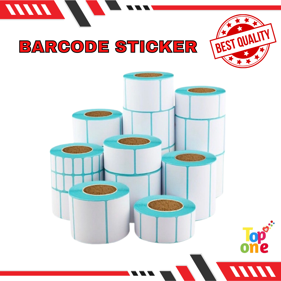 Barcode Sticker thermal sticker Direct Thermal Adhesive 40x46 70x50 ...