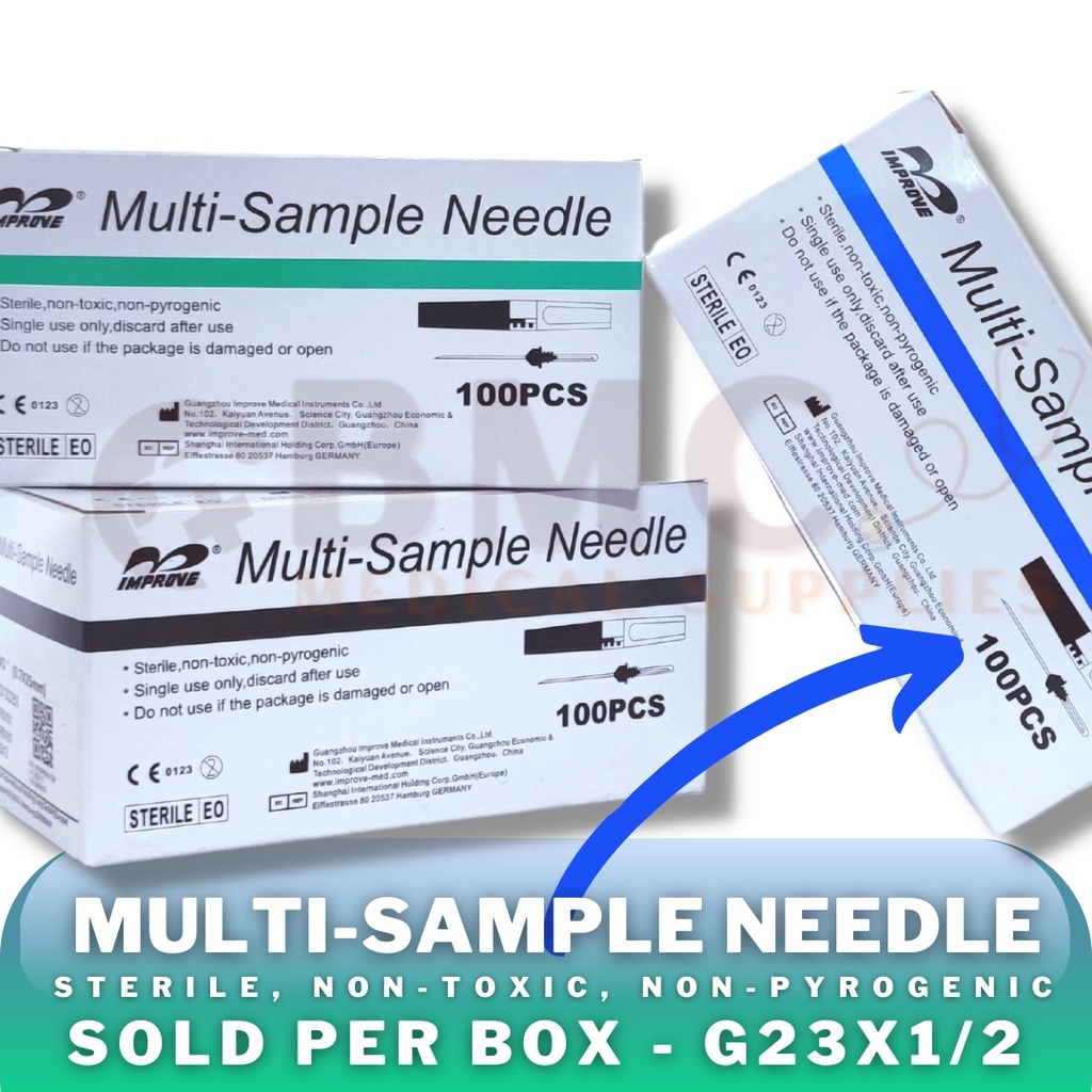 COD Kingmed Improved ETS Needle/ Multisample Needle 21G 22G 23G (BOX) - (without flashback ...