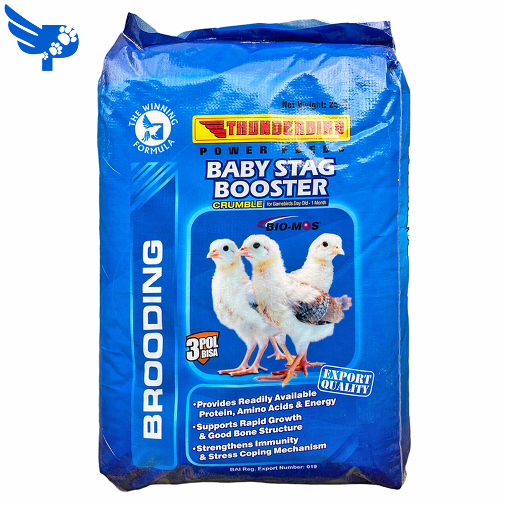 Thunderbird Power Feeds Baby Stag Booster Brooding - 25KG - Loose Sack ...