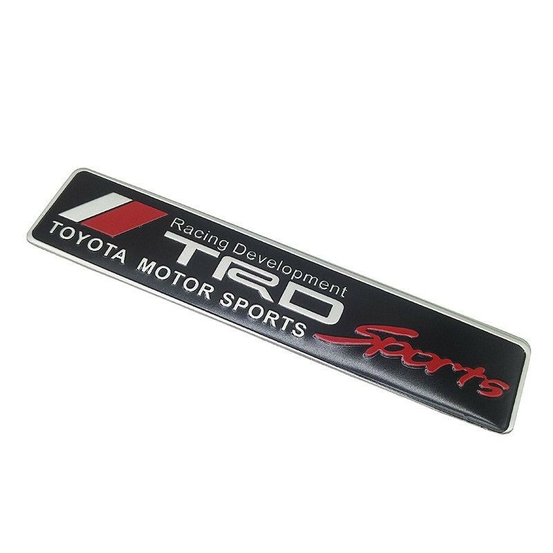 C-18 Toyota TRD LOGO Aluminum Car Sticker Sports Badge | Lazada PH