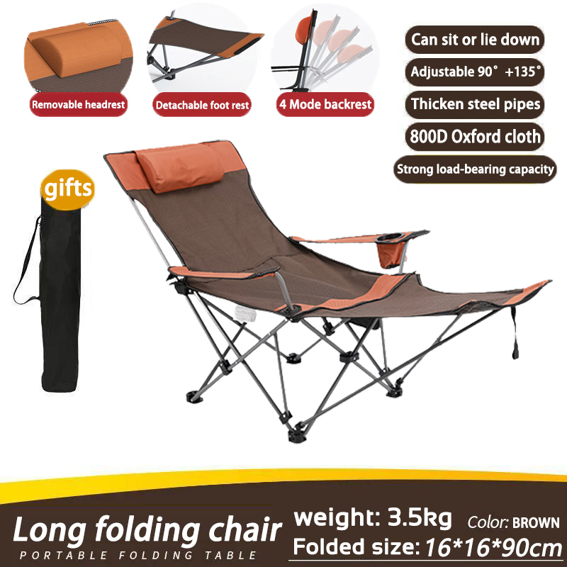💥Sit and Lie 2 in 1💥Portable Foldable Bed Deck Chairs Outdoor Bed 170cm ...