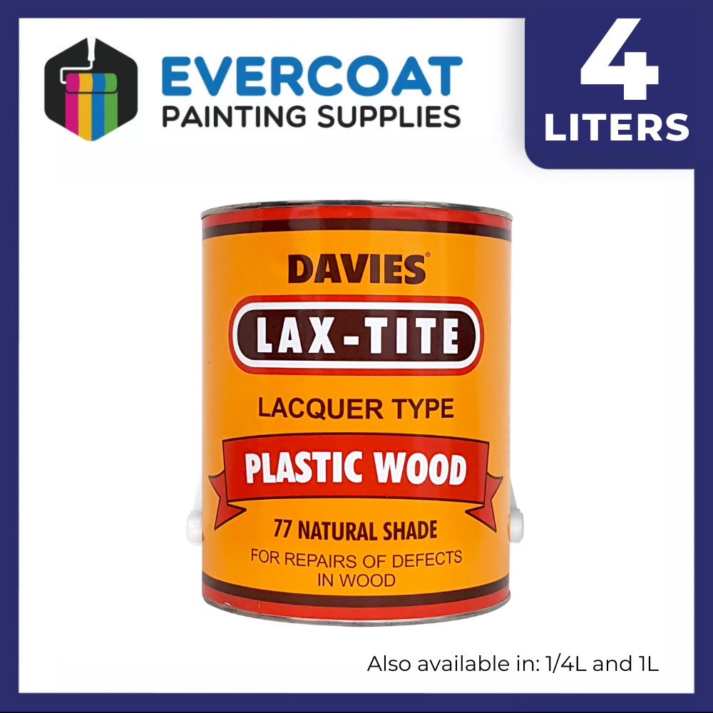 Davies Lax-tite Lacquer Wood Dough (Wood Putty) 4L | Lazada PH