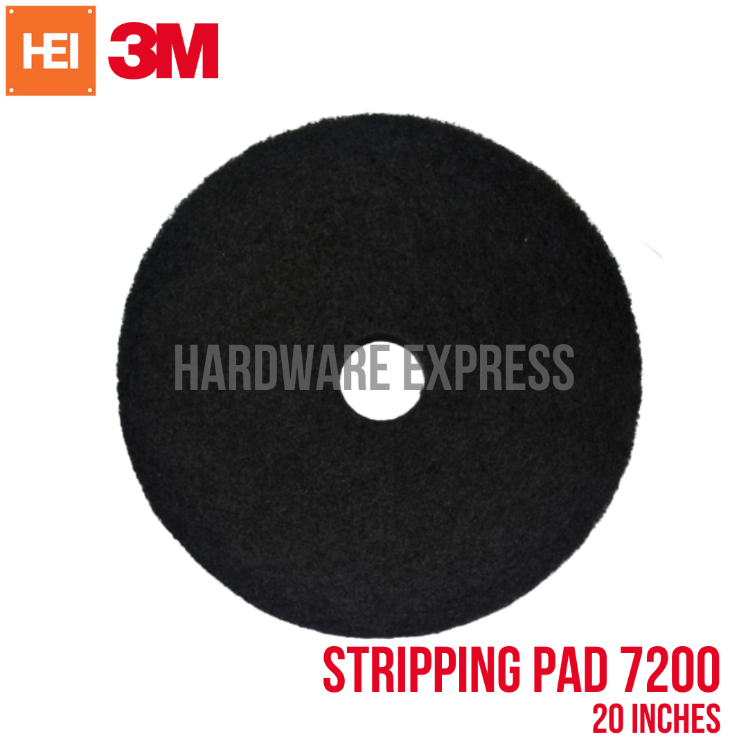 3M Black Stripping Pad 7200 20 inch Per Pc | Lazada PH