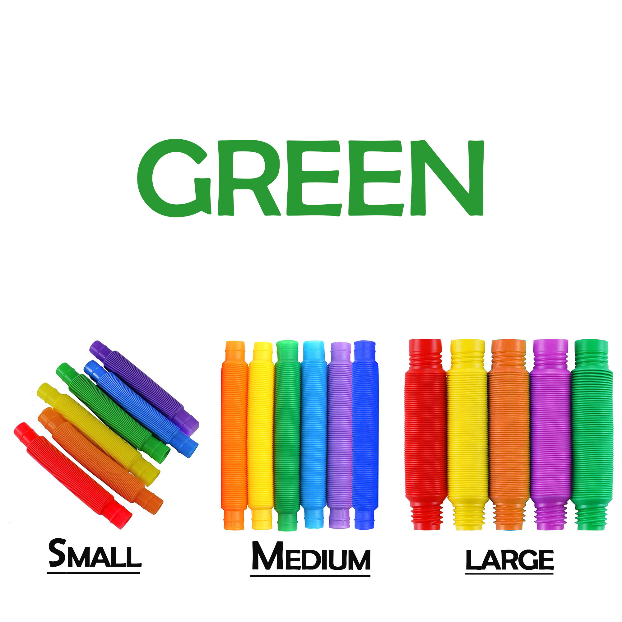 Fidget Pop Tube Fun Color Telescopic Tube Children's Decompression Toy ...