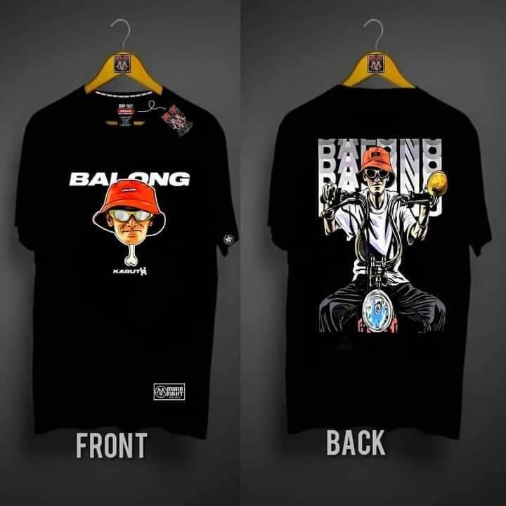 BALONG Customize Front And Back Printed Unisex Tshirt | Lazada PH