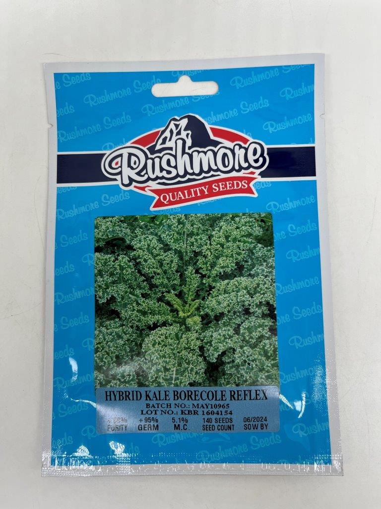 RUSHMORE CURLY KALE BORECOLE REFLEX SEEDS ( ORIGINAL GARDEN PACK ...