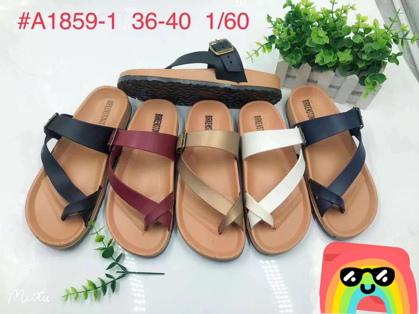 ES - FLIP FLOPS FINGER ONE STRAP SLIP ON SLIPPER FOR WOMEN HIGH QUALITY ...