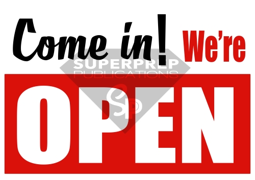 Open Closed Signage BY PAIR Laminated Sign for Store Shop Office ...