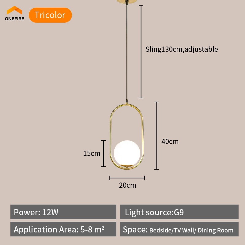 Chandelier Light Modern Design Tricolor Chandelier Drop Light Hanging ...