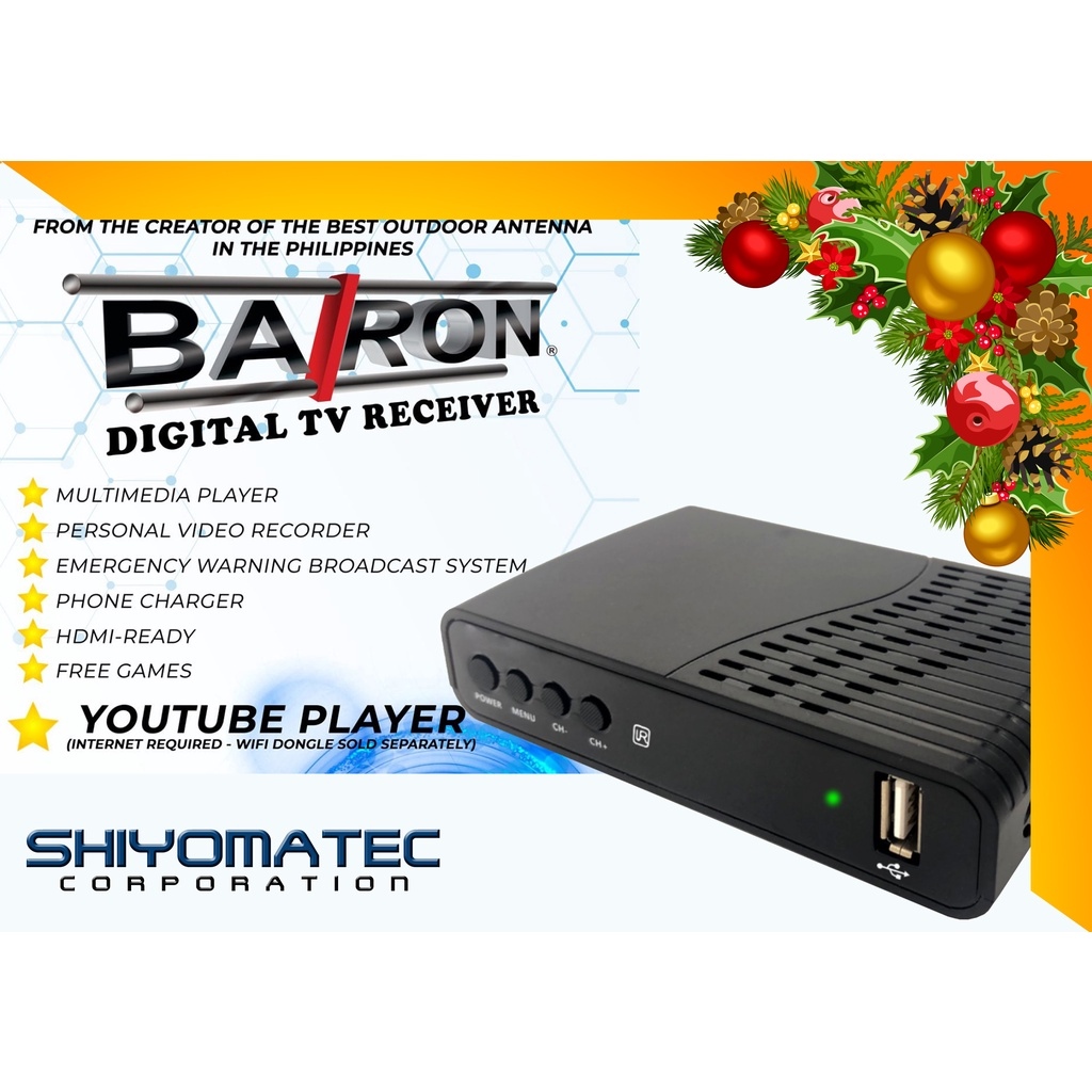 Baron Digital TV Receiver Box | Lazada PH