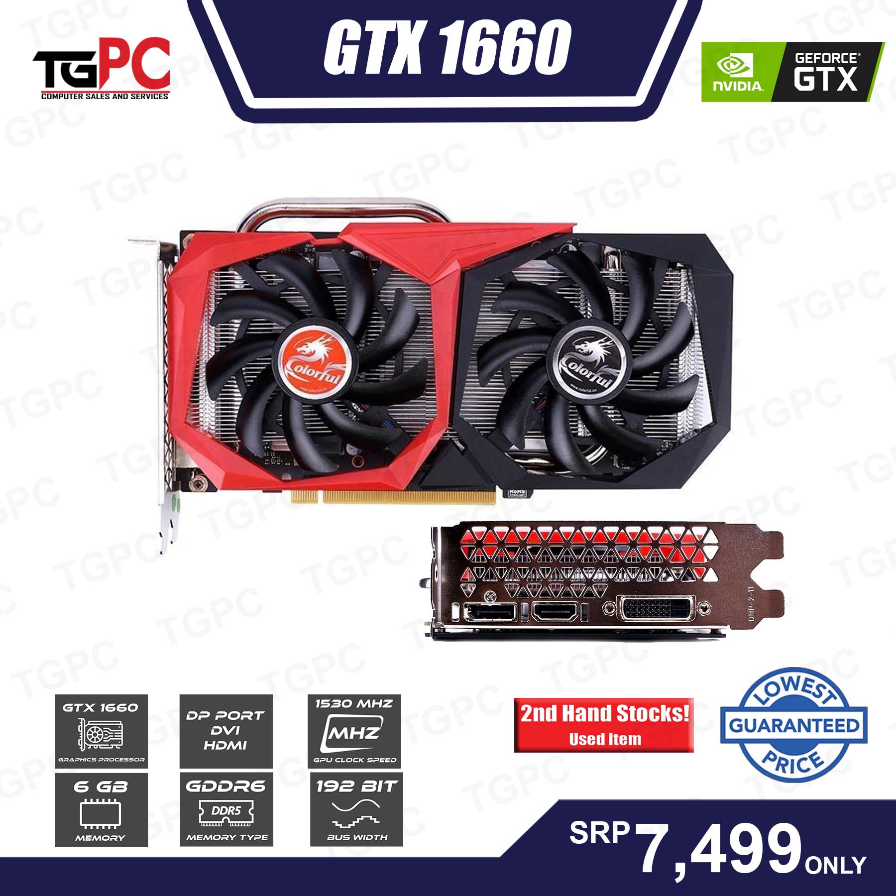 Colorful GeForce GTX 1660 SUPER NB 6G-V | Lazada PH