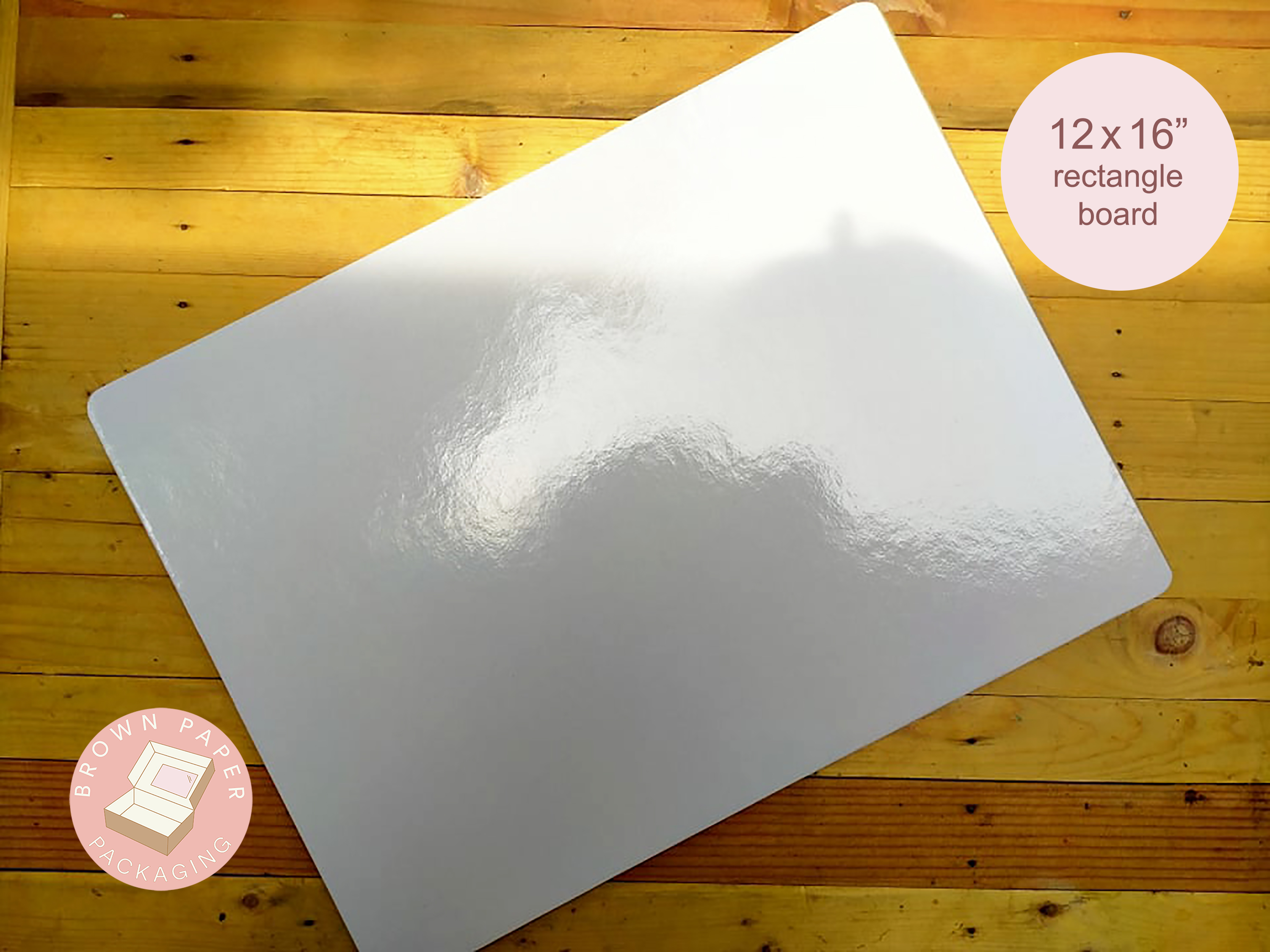 12x16 Rectangular Cake Board in packs of 5pcs (Brown Paper Packaging ...