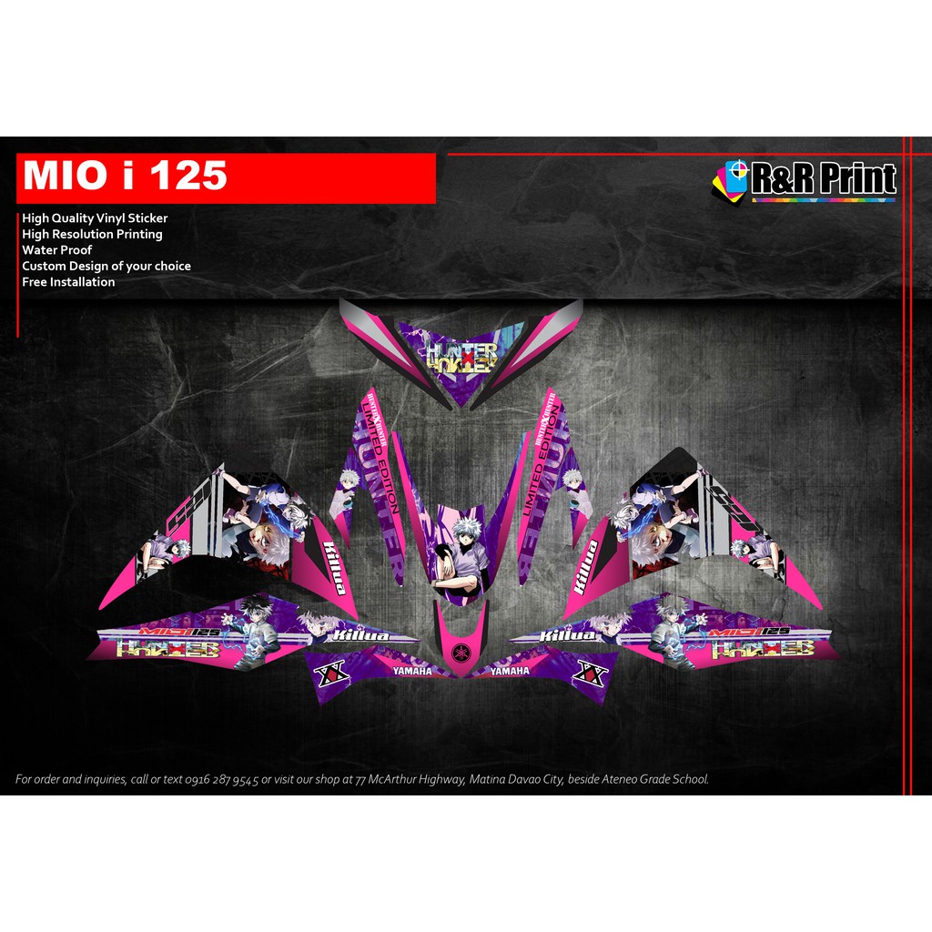 Yamaha Mio i 125 Decals Sticker | Lazada PH