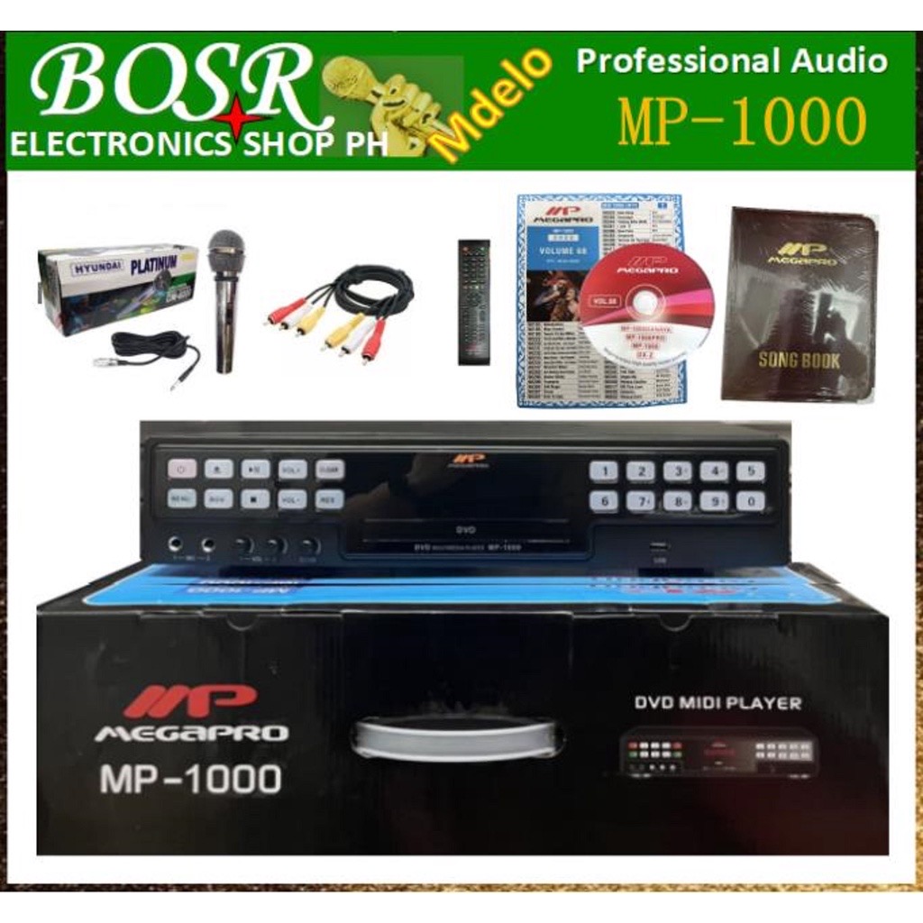 Megapro MP-1000 Karaoke Player Up to 19,000+ Songs | Lazada PH