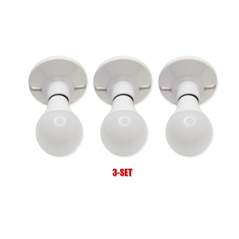 RECEPTACLE 4x4inc 250V with LED BULB 220V 5W E27 DAYLIGHT, BEST FOR ...